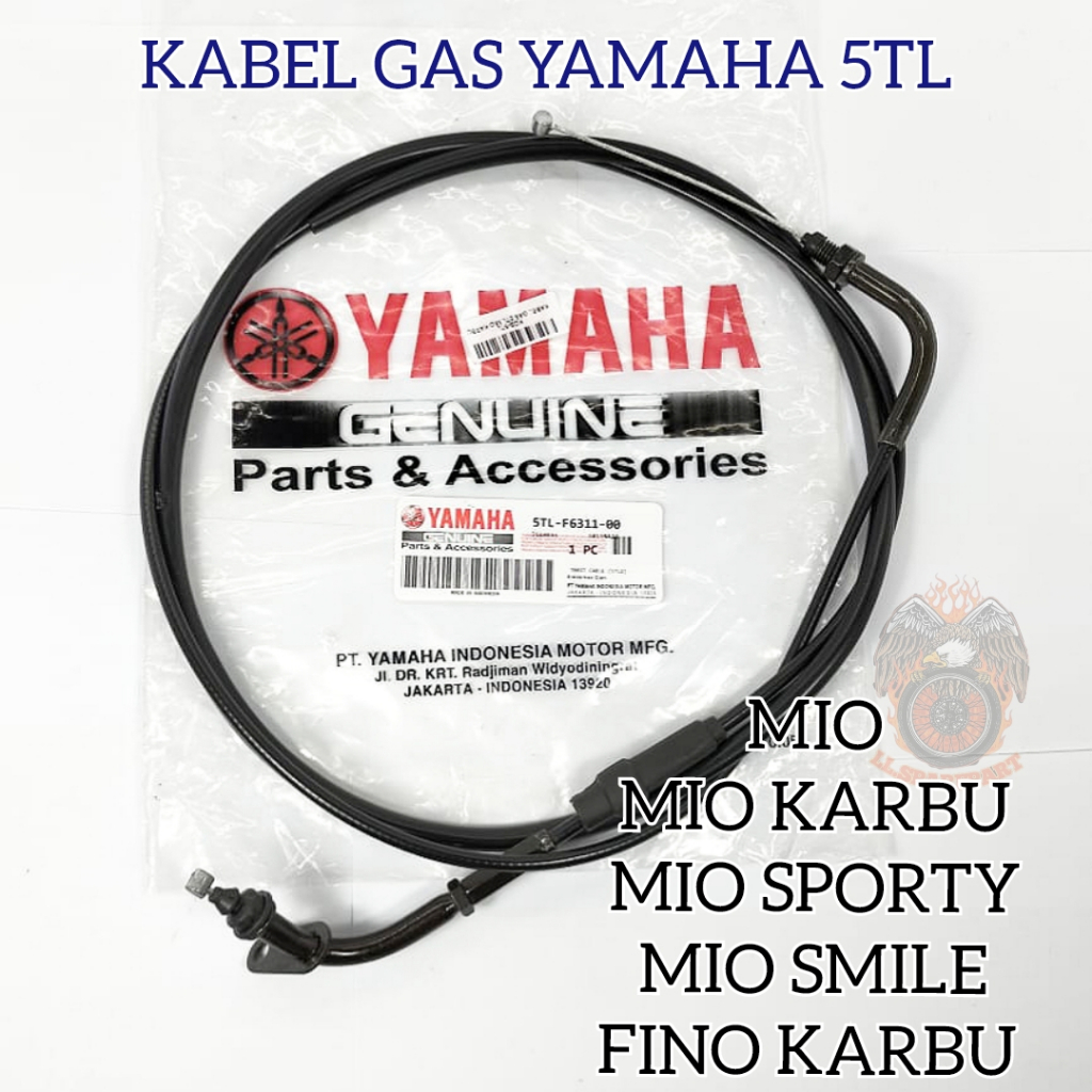 Jual Kabel Gas Yamaha 5TL Tali Gas Asli Original Mio Karbu Mio Sporty ...