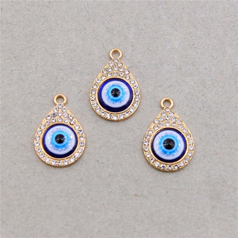 Jual 1 pcs Charm Enamel Epoxy - EVIL EYE MATA IBLIS TETES TYPE A ...