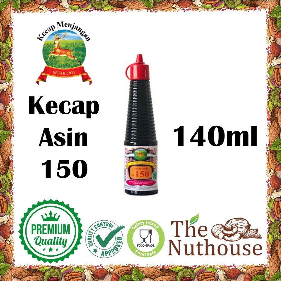 Jual 140ml Kecap Asin Cap Menjangan No. 150 [BOTOL KECIL] | Shopee ...
