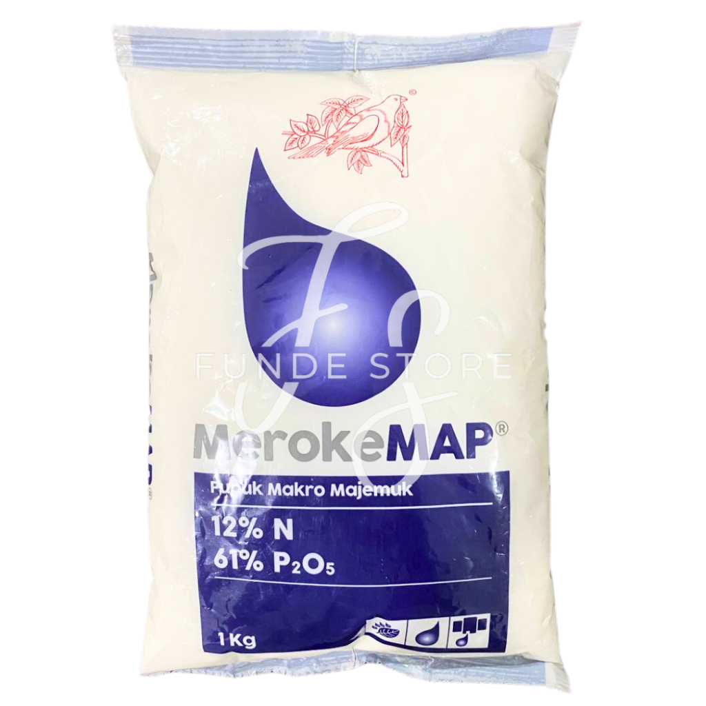 Jual Pupuk MEROKE MAP 1 KG Mono Amonium Phosphate Hidroponik Pupuk ...