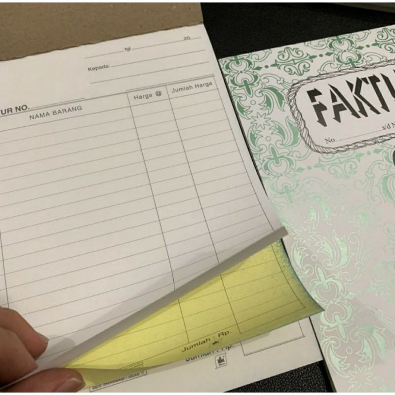Jual Bon Faktur Buku Faktur Rangkap 2 NCR Besar Invoice Penjualan ...