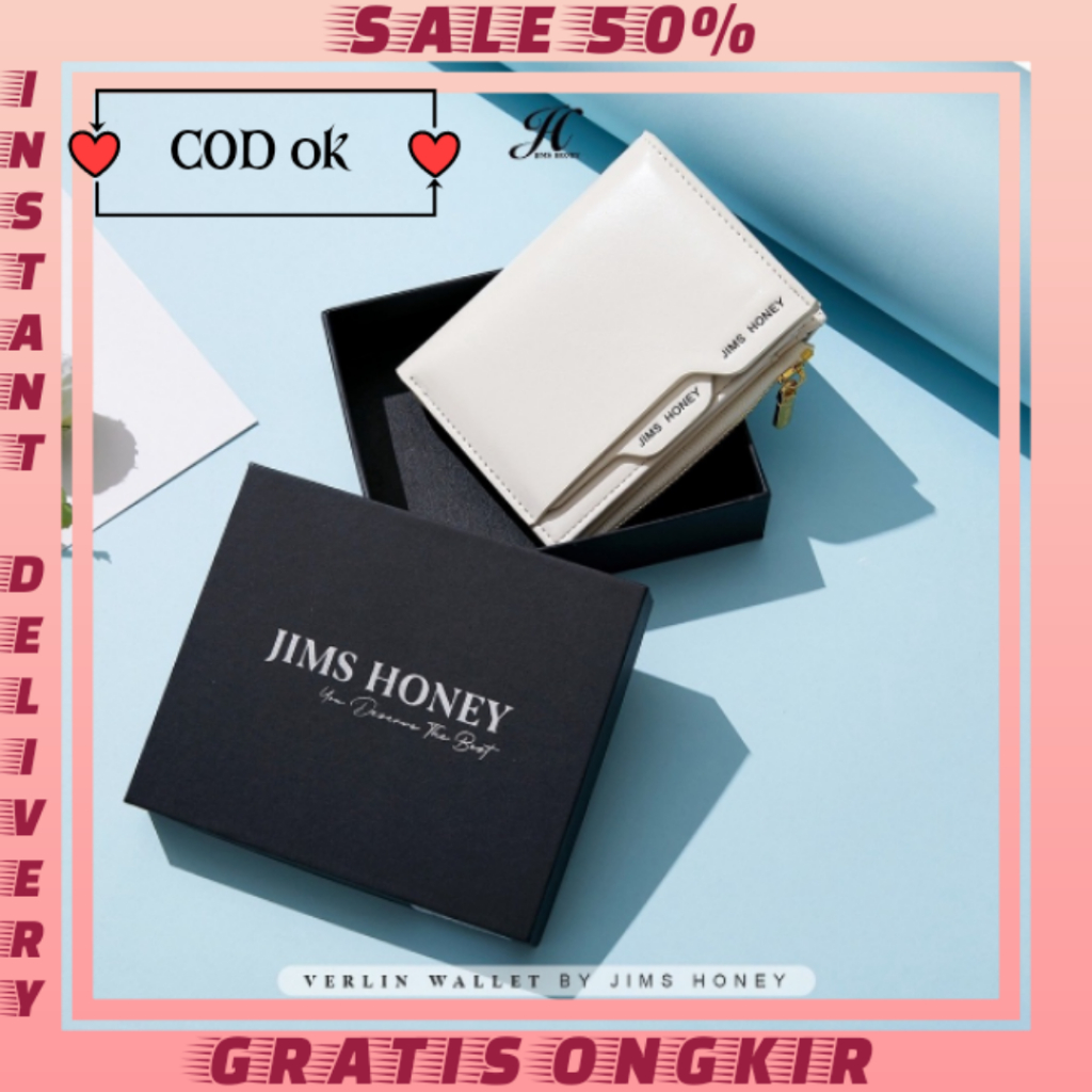 Jual Verlin Wallet Original Jims Honey (FREE EXCLUSIVE BOX) | Shopee ...