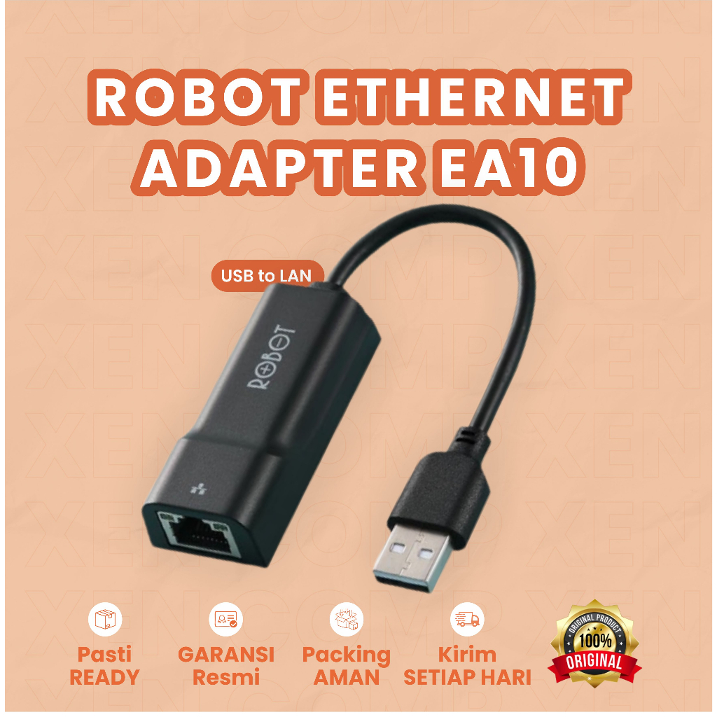 Jual USB TO LAN ROBOT EA10 USB Ethernet Adapter USB 2.0 to 10/100 ...