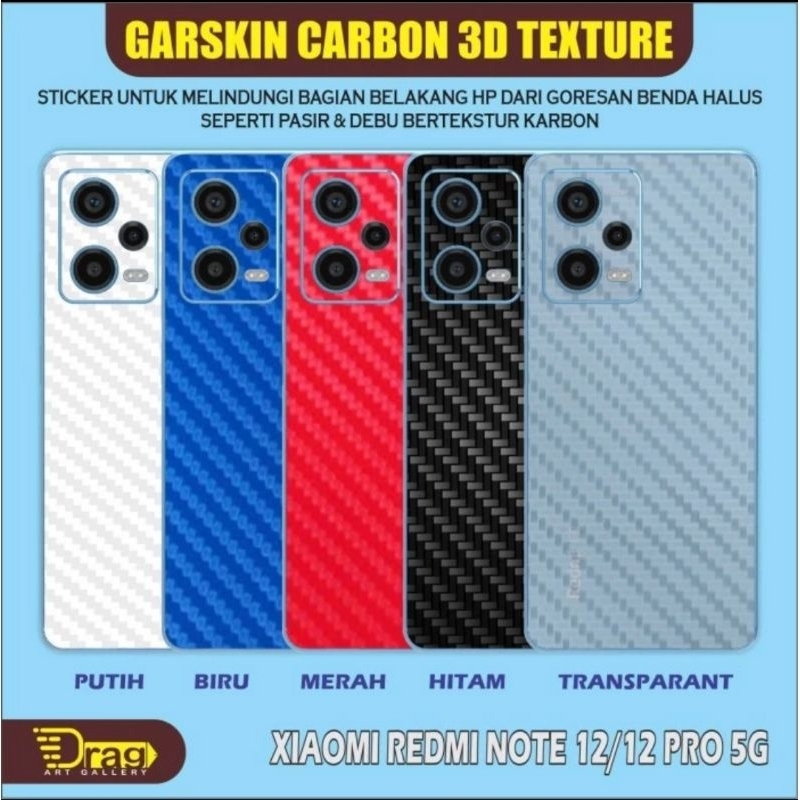 Jual Garskin Skin Anti Jamur Xiaomi REDMI Note 12 4G/ 12 Pro 5G Tekstur ...