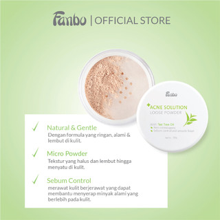 Jual Fanbo Acne Solution Loose Powder - 01 Oriental Yellow - Bedak ...