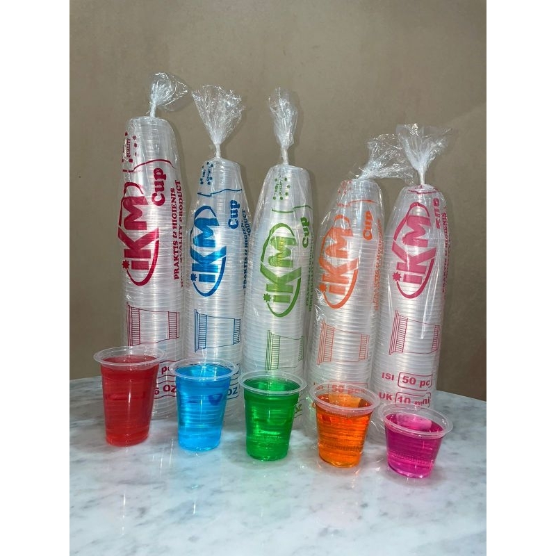 Jual Gelas Cup Plastik Gelas Pop Ice Ikm Uk 8oz 10oz 12oz 14oz 16oz Isi 50pcs Shopee Indonesia
