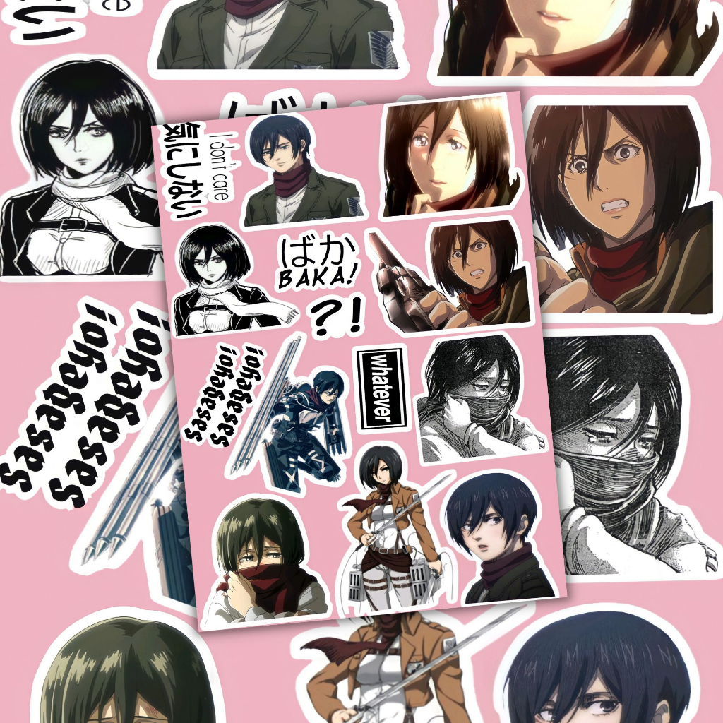 Jual (PROMO BELI 7 GRATIS 1) Sticker Anime Jujutsu Kaisen Kimetsu No ...