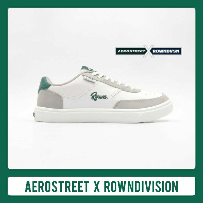 Jual Aerostreet x Rowndivision Putih Army size 45 - New | Shopee Indonesia