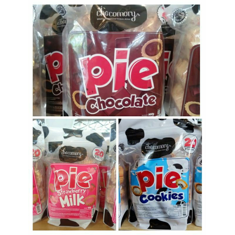 Jual Oleh-oleh khas Cimory , Pie Chocomory isi 20pcs rasa coklat ...