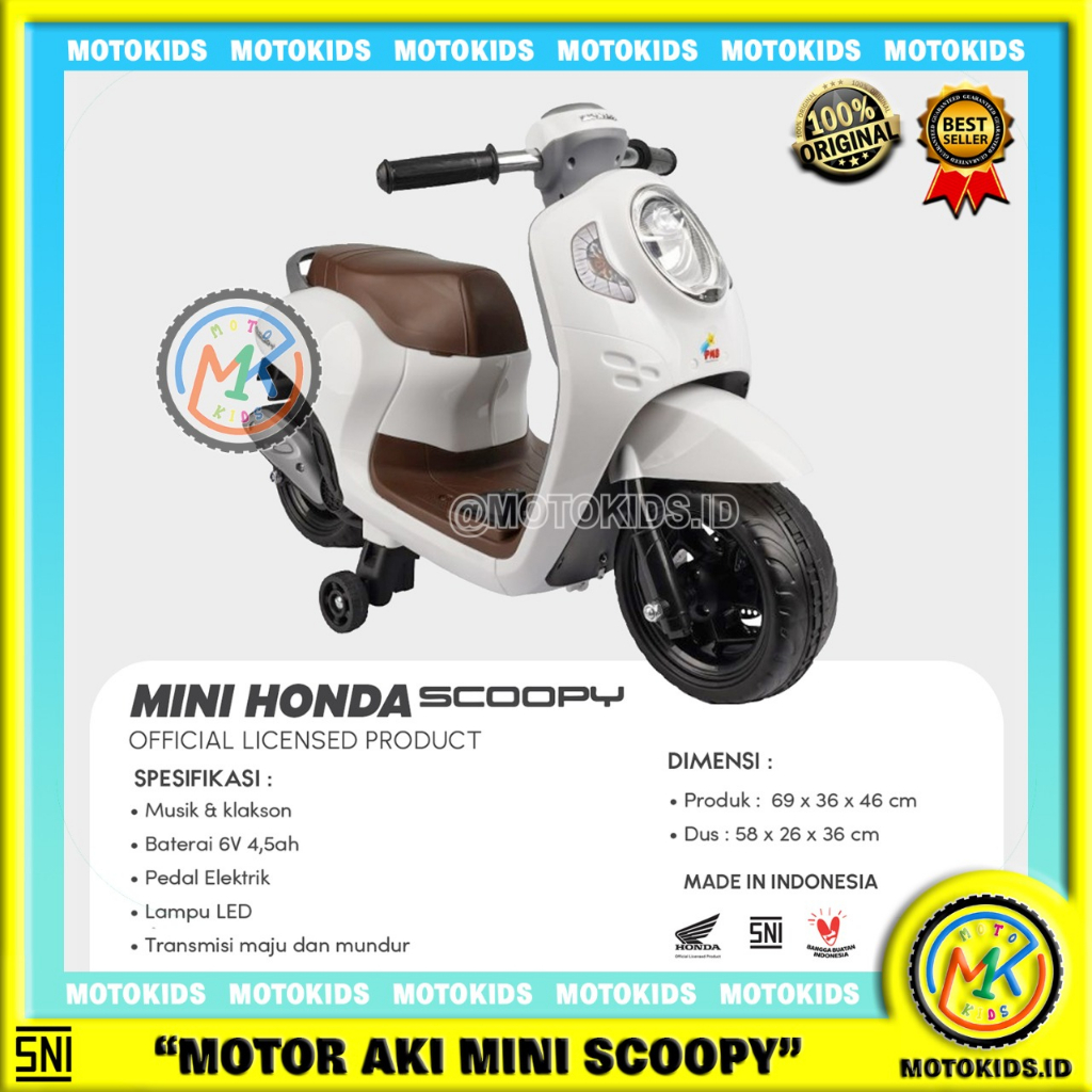 Jual Sepeda Motor Aki Anak NMAX SCOOPY PCX CBR PMB MOTOR TYPE 888-A ...
