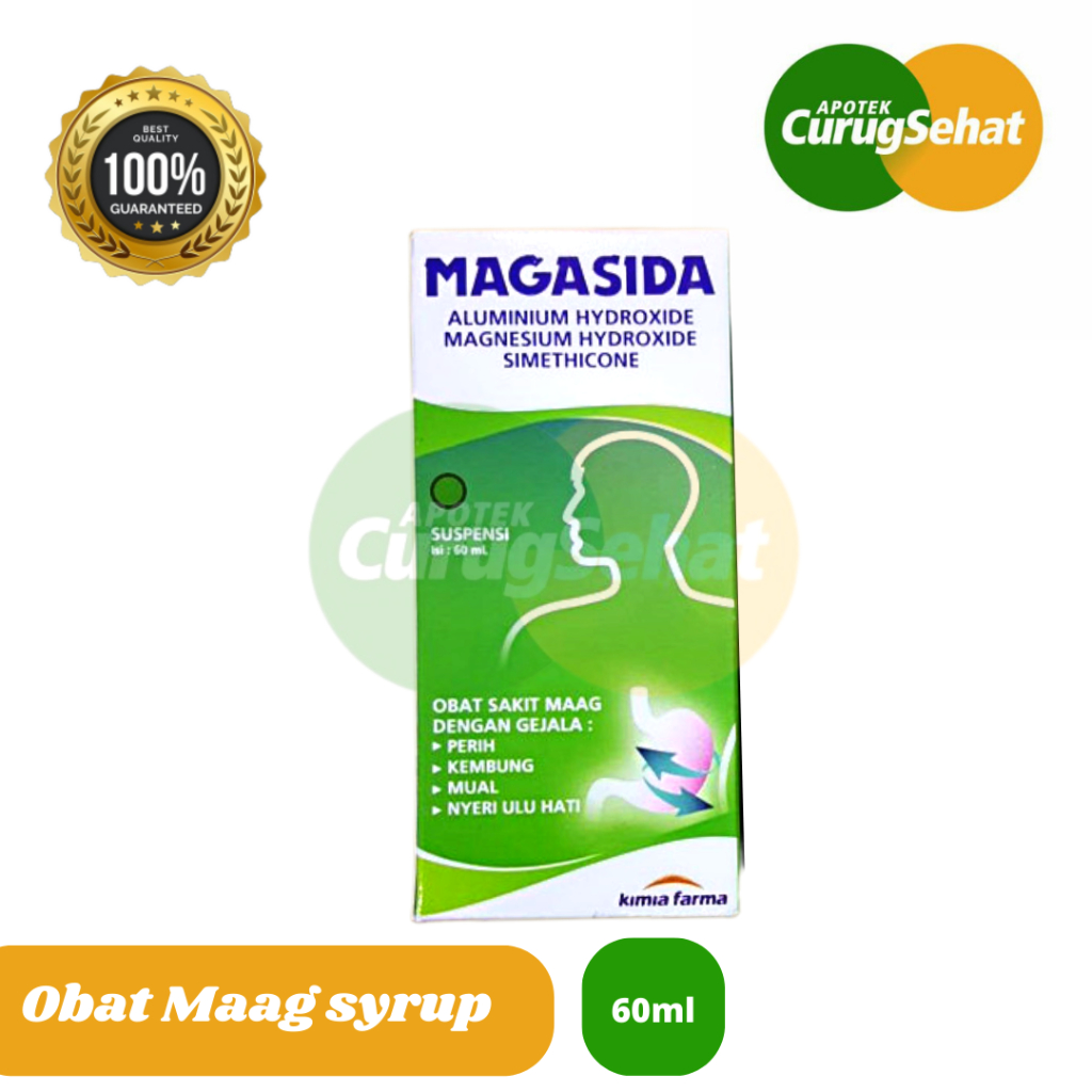 Jual Magasida Sirup obat Maag Sirup Magasida (60ml) | Shopee Indonesia