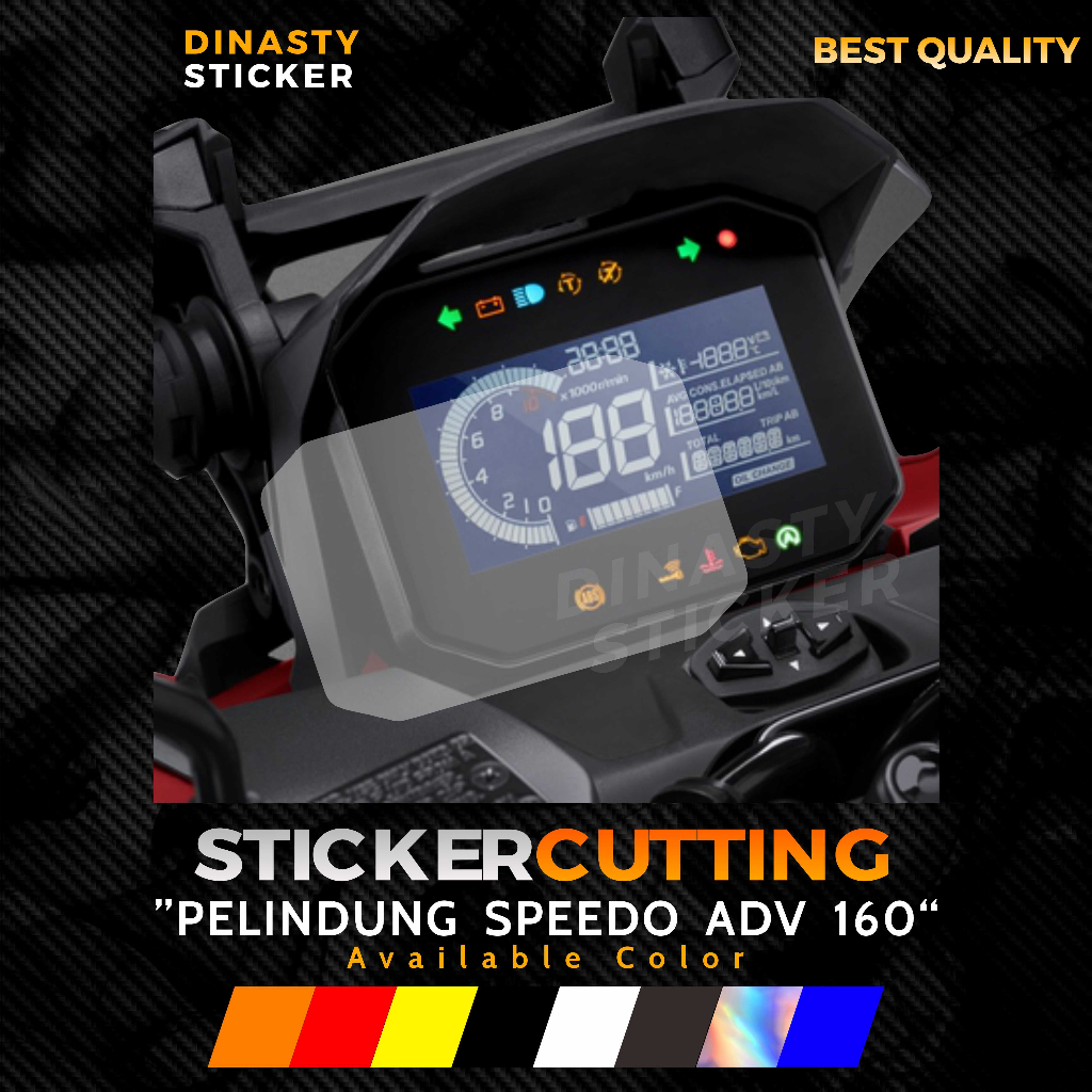 Jual STICKER STIKER CUTTING PELINDUNG SPEEDOMETER ADV 160 ANTI GORES ...