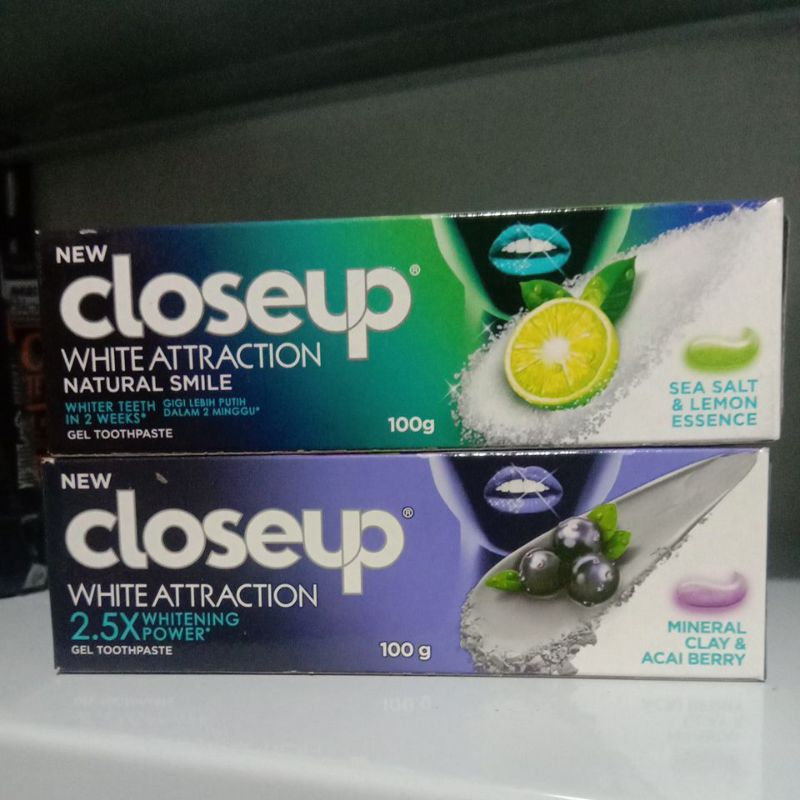 Jual Close Up White Attraction Mineral Clay & Acai berry toothpaste ...