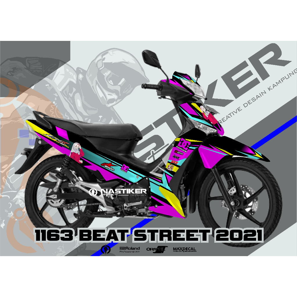Jual DECAL FULL BODY SUPRA 125 RACING - STIKER DECAL SUPRA X 125 RACING ...