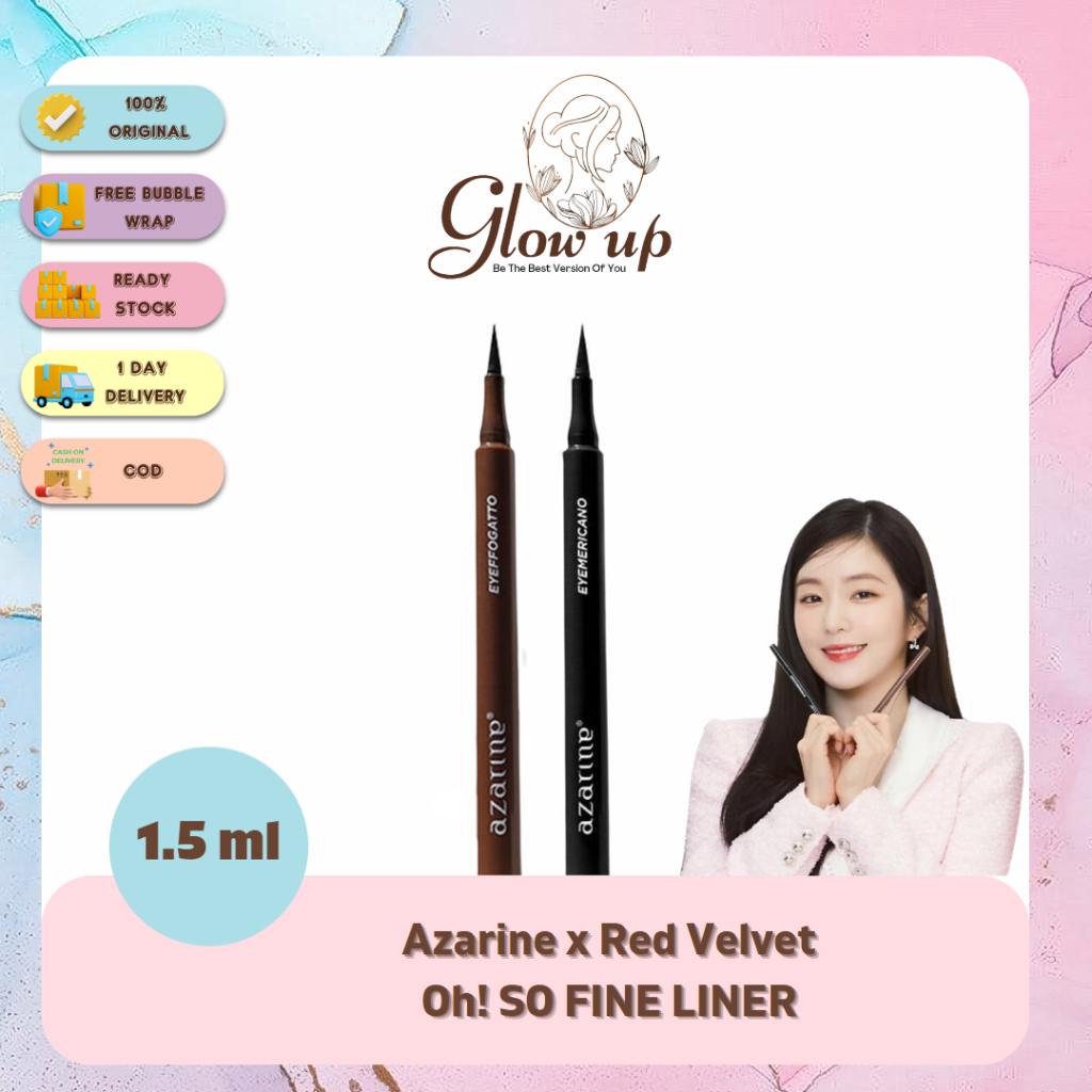 Jual [Azarine x Red Velvet] Oh! SO FINE LINER Eyeliner Waterproof Tahan ...