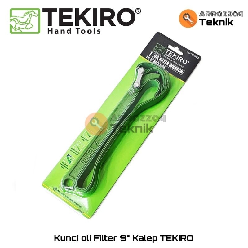 Jual TEKIRO Kunci oli Filter 9" Kalep / Oli Filter Wrench 9 Inc Belt ...