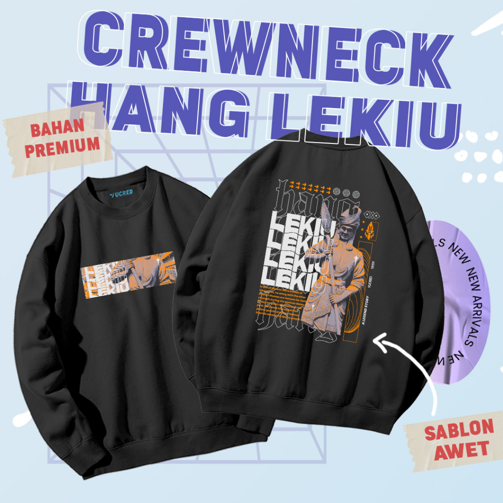 Jual Crewneck Sweater Hang Lekiu ( Malay Edition ) Unisex Premium ...
