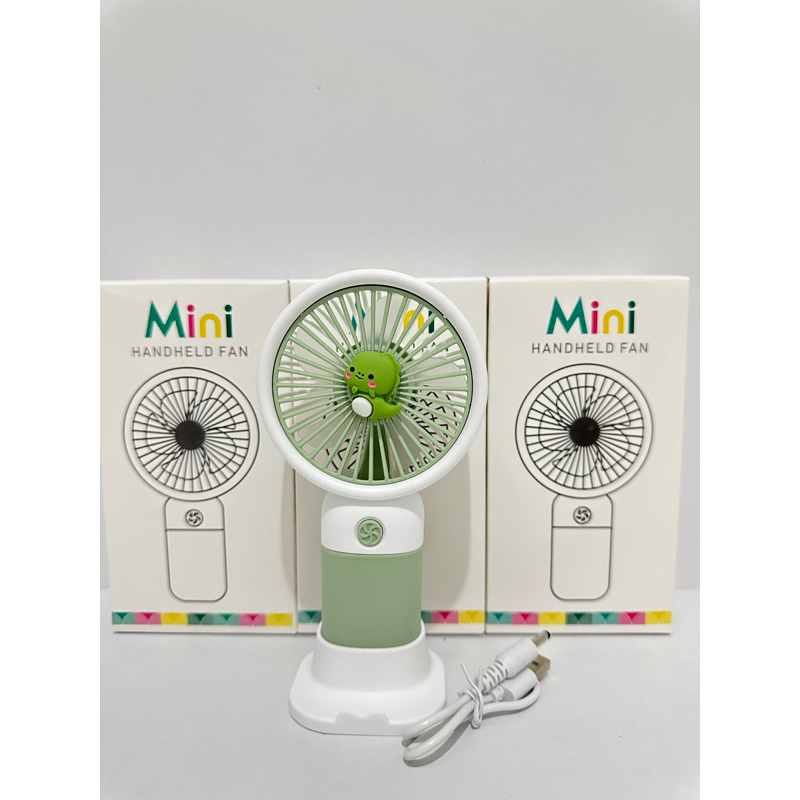 Jual NEW!!! Minifan genggam portable karakter lucu / kipas mini hewan ...