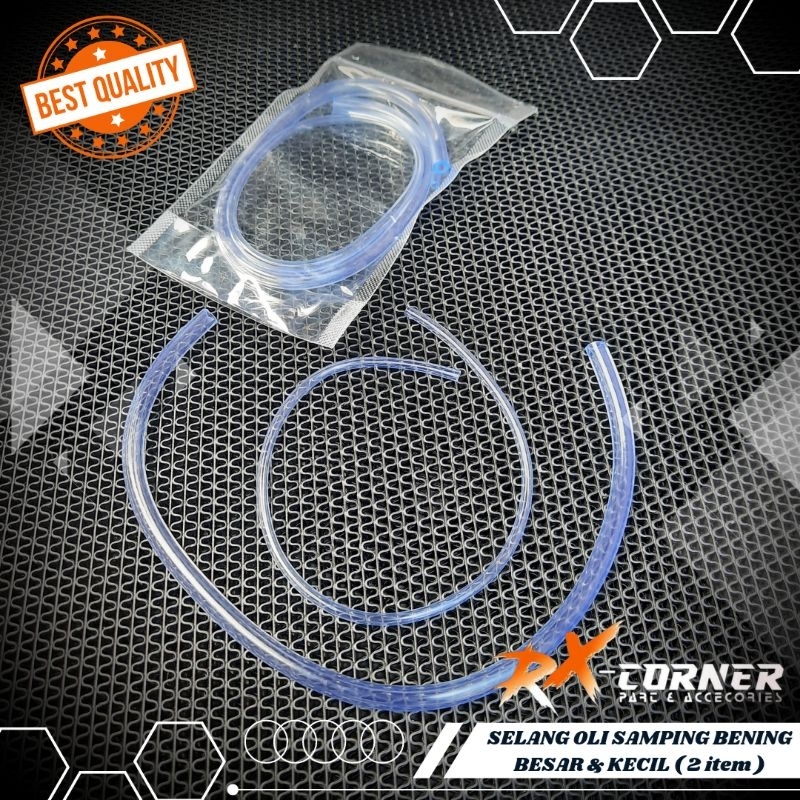 Jual slang hose selang oli samping bening besar dan kecil tranparan ...