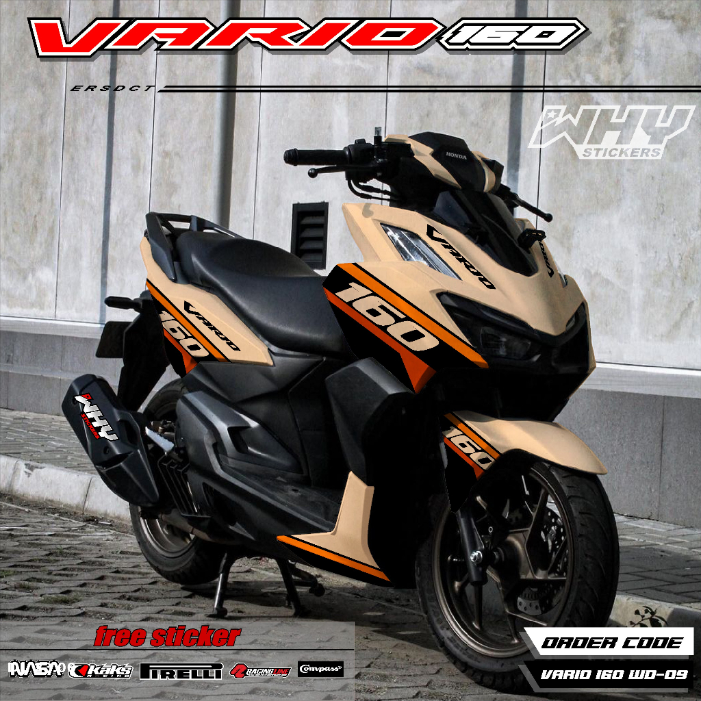 Jual Decal Sticker Vario 160 New Full Body Stiker 2022 2023 2024 Motor ...