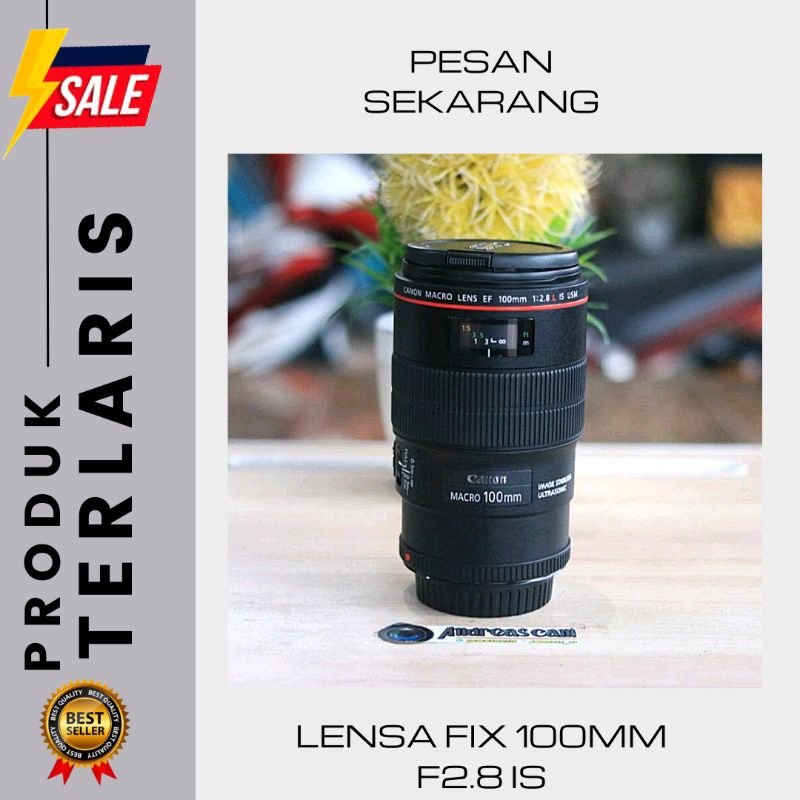 Jual LENSA FIX 100MM F2.8 L IS USM CANON MULUS TAJAM TINGGAL PAKAI ...
