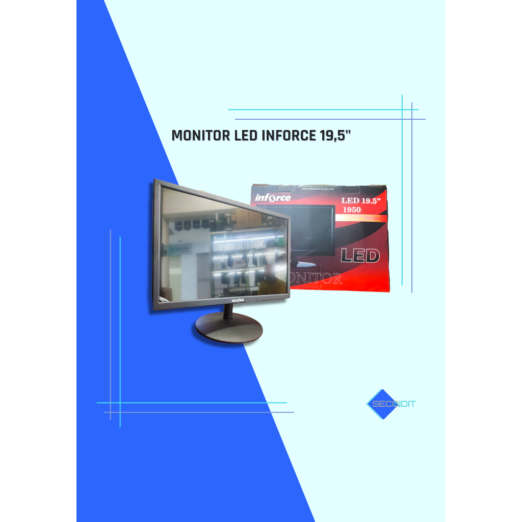 Jual monitor pc 19 inch inforce 1950 led monitor cctv hdmi vga | Shopee ...