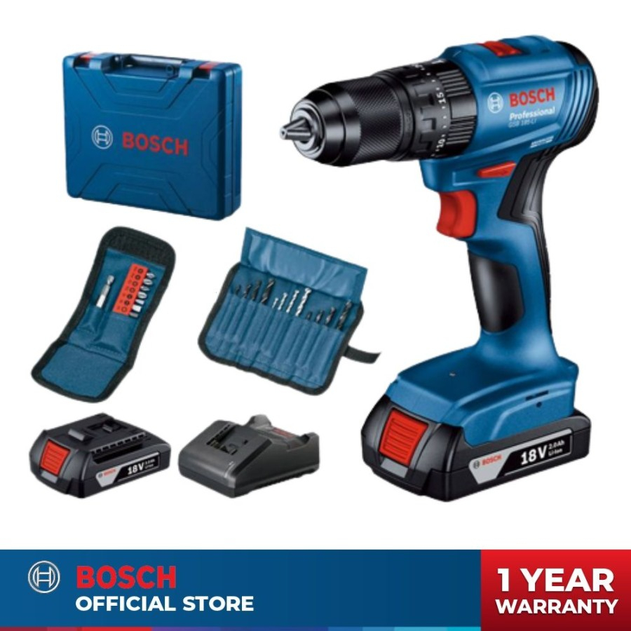 Jual Bosch GSB 185-LI Professional Cordless Brushless Impac Drill Driver | Shopee Indonesia
