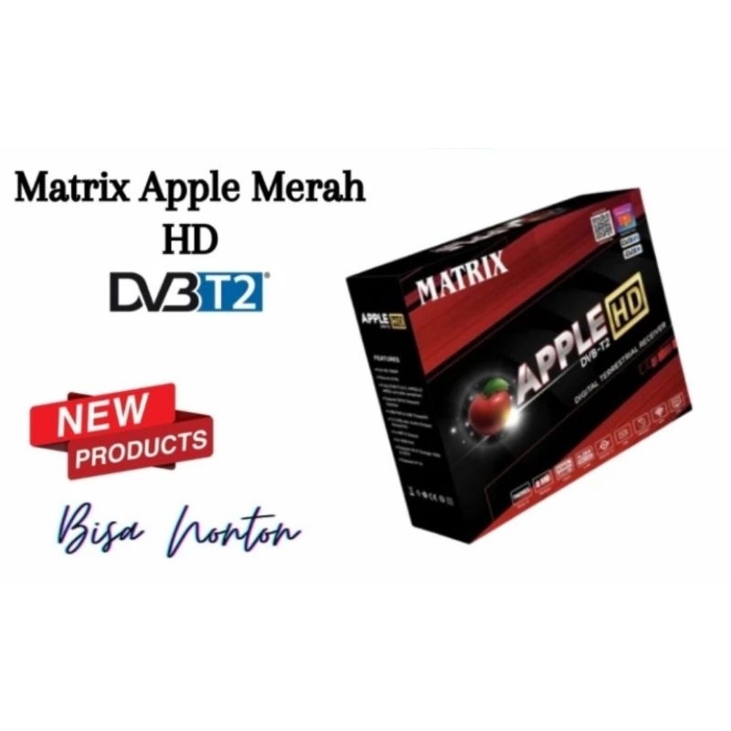 Jual Set Top Box TV Digital Matrix Apple HD | Shopee Indonesia