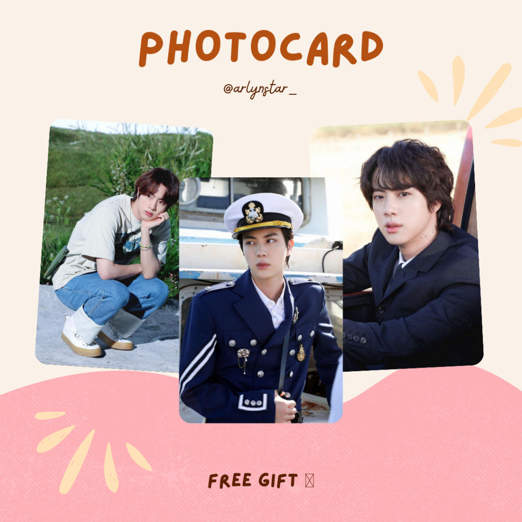 Jual PHOTOCARD BTS || SPESIAL EDITION KIM SEOK JIN BANGTAN SONYEONDAN CUSTOM PC MIN YOONGI SUGA ...