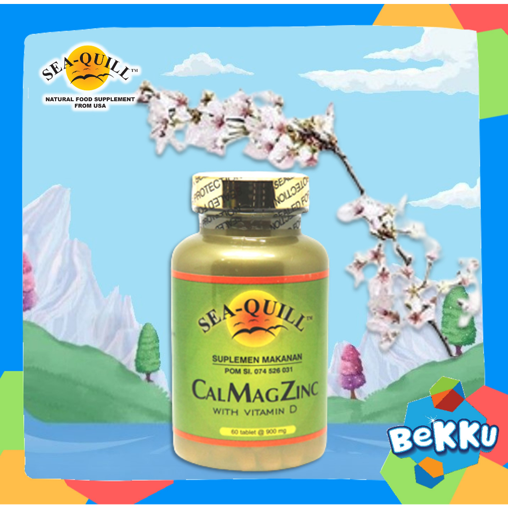 Jual Sea-Quill Calmagzinc 60 Tablet - Sea Quill - Seaquill - Vitamin ...