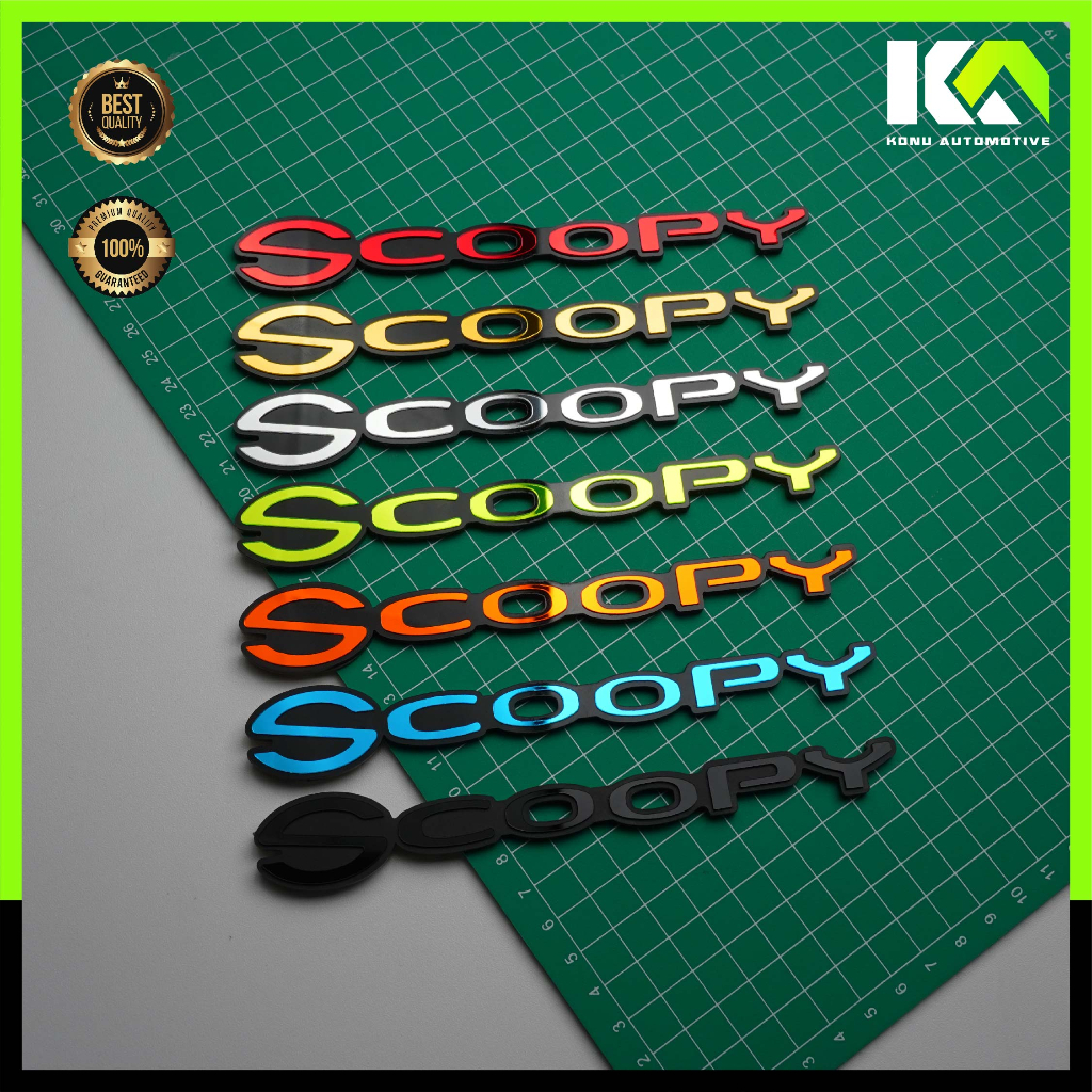 Jual EMBLEM SCOOPY LOGO SCOOPY 3D TIMBUL BUKAN STIKER ATAU STICKER ...