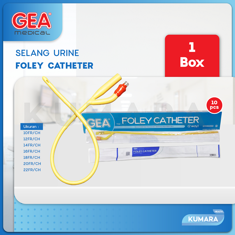 Jual GEA - Foley Catheter 2 Way / Selang Urin Selang Kencing isi 10's ...