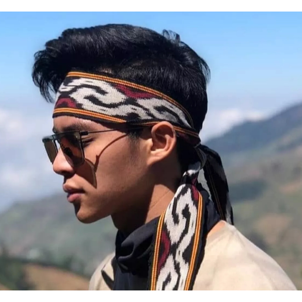 Jual Ikat kepala tenun khas dayak kalimantan / syal tenun khas dayak ...