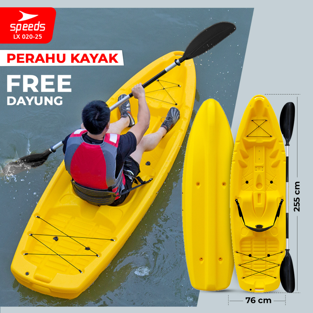 Jual SPEEDS Perahu Kayak Conoe Boating Sampan Perahu Dayung Olahraga ...