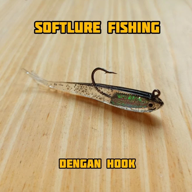 Jual Umpan Pancing Soft Lure Bentuk Ikan Dengan Mata Kail Mancing Mania ...