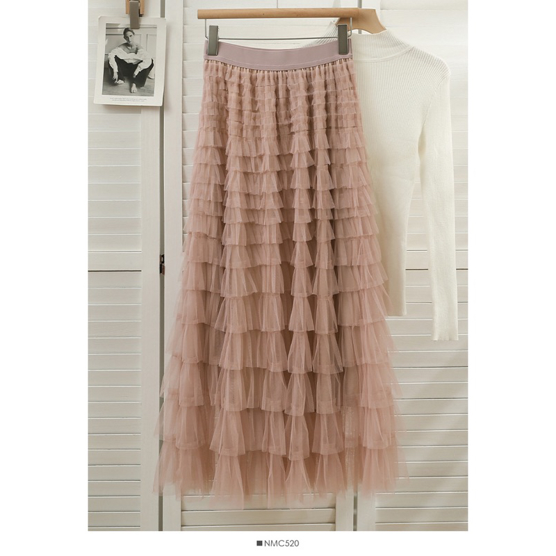 Jual ROK TULE MIDI TULLE SKIRT WANITA PANJANG MX632 | Shopee Indonesia