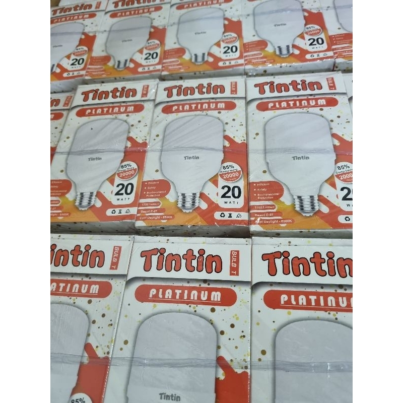 Jual paket 10 pcs lampu tintin platinum capsule 20 watt bergransi ...