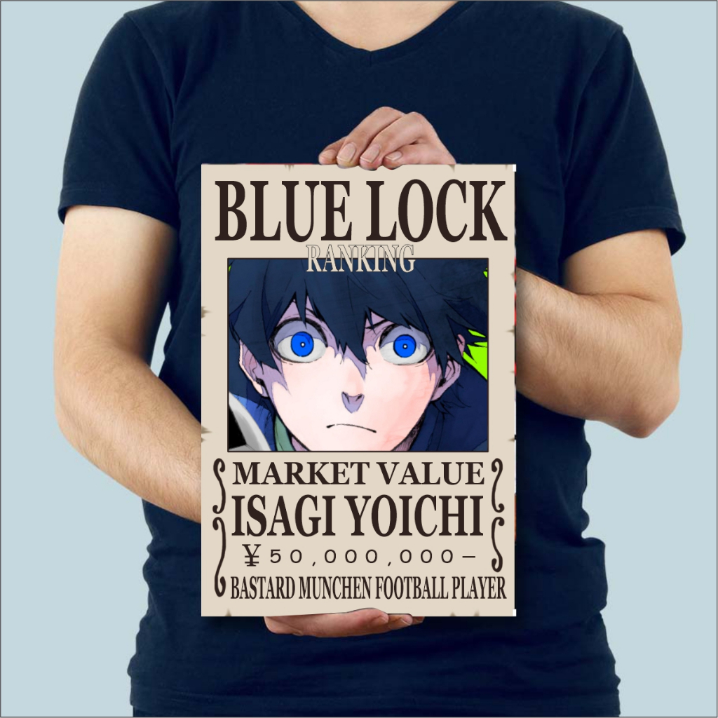 Jual Koleksi Poster A4 Anime Blue Lock Ranking - Dekorasi Bounty Poster ...