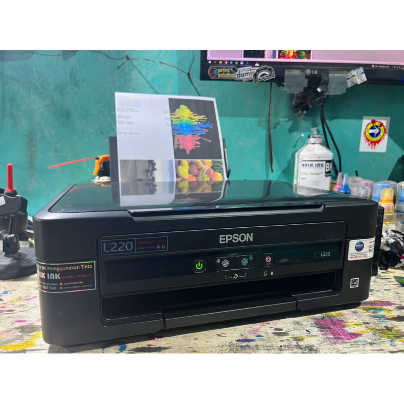 Jual Printer Epson L220 All In One Second Hasil Bagus | Shopee Indonesia