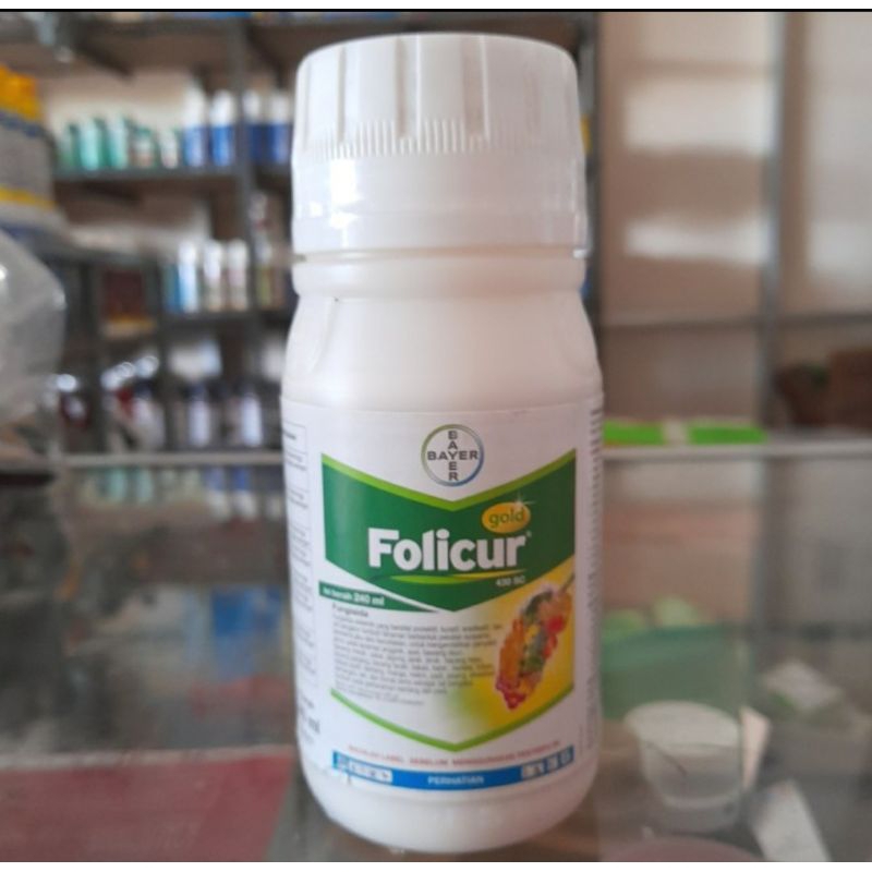 Jual FOLICUR GOLD 100ML FUNGISIDA SISTEMIK DARI BAYER UNTUK BERCAK ...