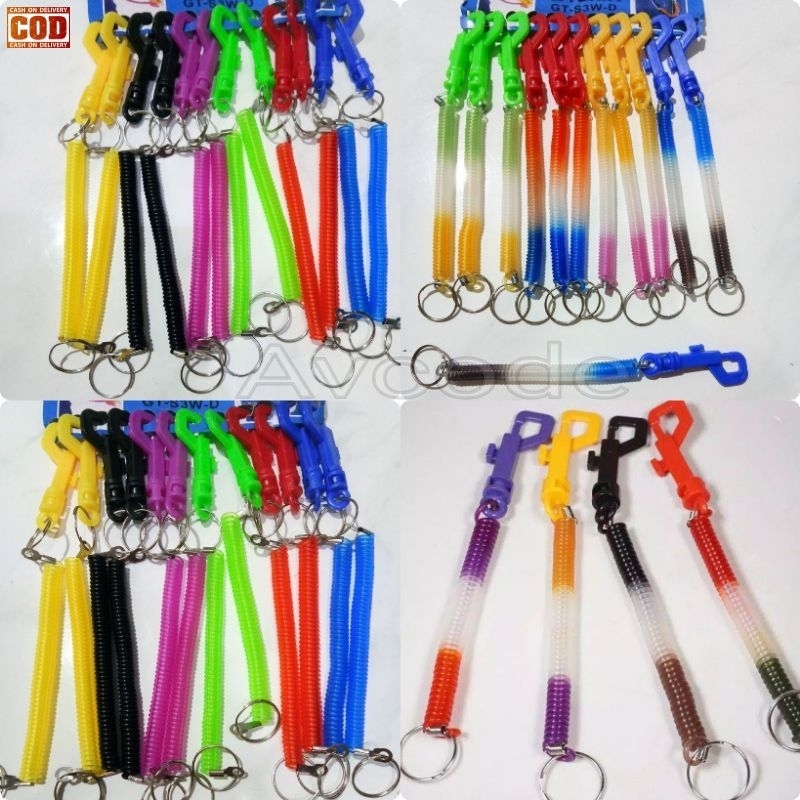 Jual Gantungan kunci Spiral Serbaguna Bisa Melar | Shopee Indonesia