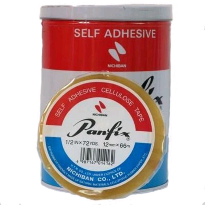 Jual Isolasi/selotip panfix 1/2 in x 72 yard (per/piece) | Shopee Indonesia