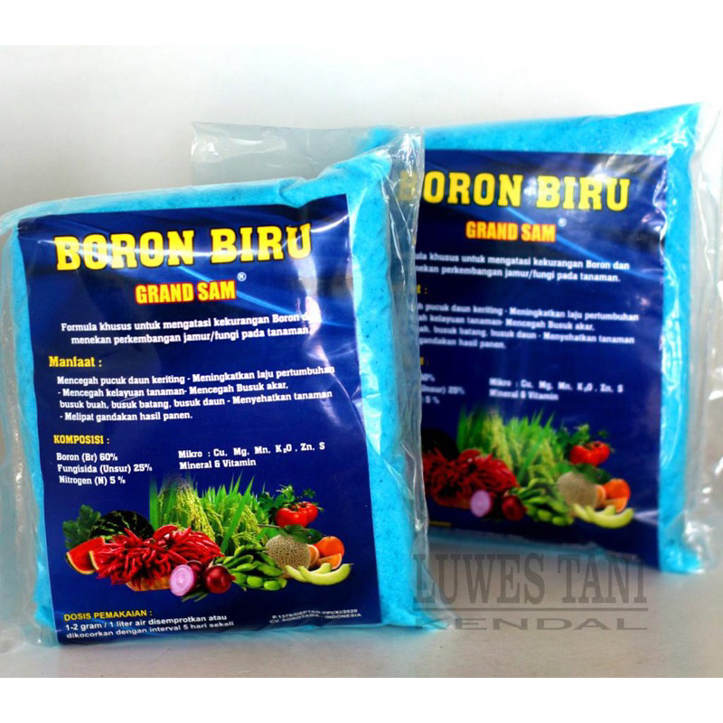 Jual BORON BLUE Boron biru formula khusus BORON+FUNGISIDA 800 gr pupuk ...