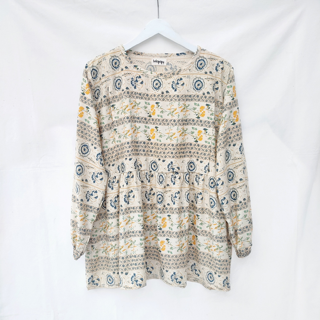 Jual Baju Menyusui Blouse Atasan Hamil Busui Bukaan Samping Kanan Kiri ...