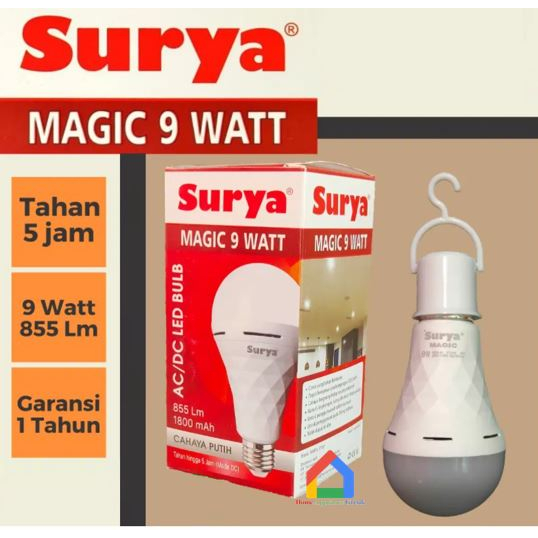 Jual Lampu Led Emergency Surya Magic 9W /12W /18W Watt LED Surya Lampu ...