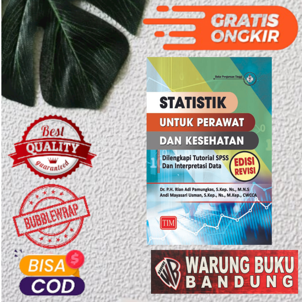 Jual Buku Statistik Untuk Perawat dan Kesehatan ( Dilengkapi Tutorial ...