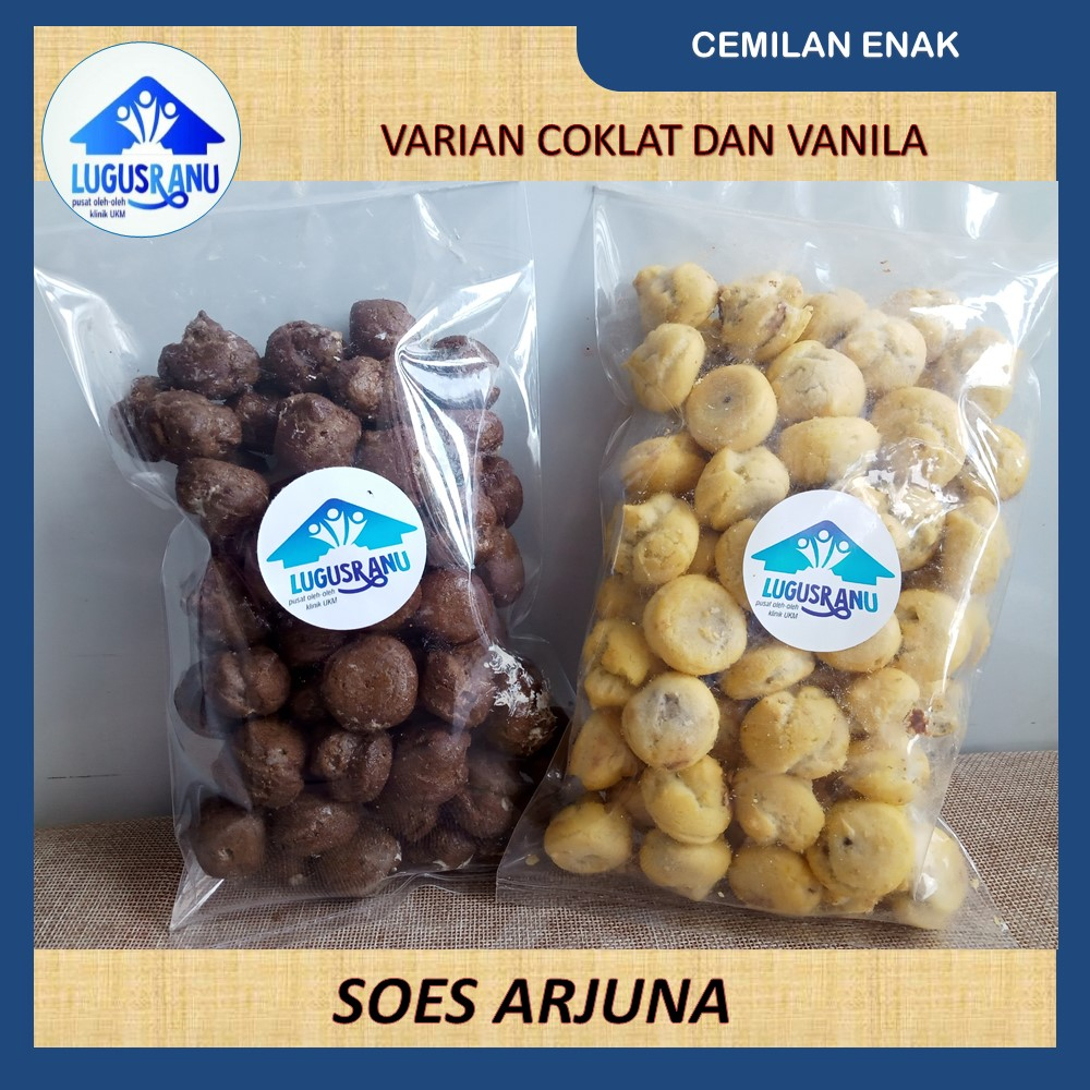 Jual Soes Arjuna soes coklat dan vanila 250gr | Shopee Indonesia