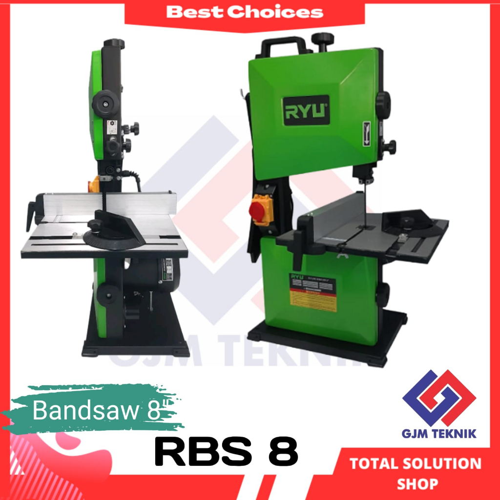 Jual Mesin potong kayu Band saw RBS 8 Ryu - Mesin Band saw 8 inch - murah | Shopee Indonesia