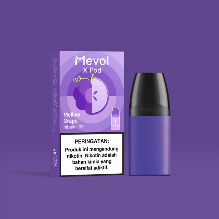 Jual Mevol Pod - Mellow Grape (Isi 1 Pod) | Shopee Indonesia