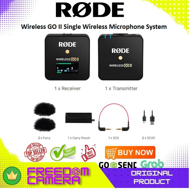 Jual Rode Wireless GO II Single Wireless Microphone System | Shopee Indonesia